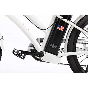 26" 48V 500W 13Ah Step-Thru/Step-Over Beach Cruiser Electric Bicycle City E-Bike Mountain Bike (Fit 5Ft 3in to 6Ft 8in) (Step Over Black)