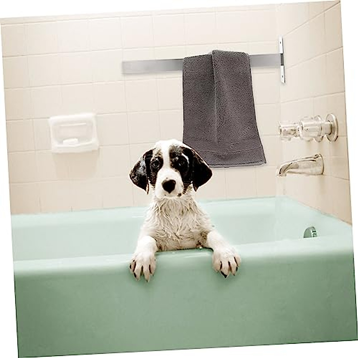 DOITOOL 3 Sets Stainless Steel Towel Mounted Towel Hanging Storage Holder Bathroom Towel Bar Wall Mounted Clothing Rack Towel Hanger 304 Stainless Steel Shelf Tower