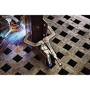 IRWIN VISE-GRIP Welding Pliers, Fast Release, C-Clamp with Swivel Pads, 11-Inch (IRHT82586)