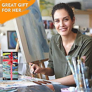 CONDA Palette Knife Painting Stainless Steel Spatula Palette Knife Oil Paint Metal Knives Wood Handle