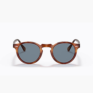 Oliver Peoples New OV 5217S 1483R8 GREGORY PECK Sun Brown/Indigo Sunglasses