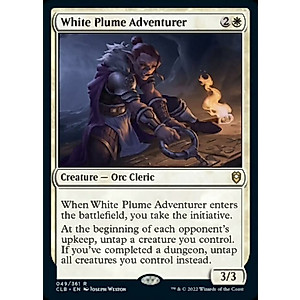 Magic: the Gathering - White Plume Adventurer (049) - Battle for Baldur's Gate