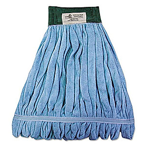 Boardwalk BWKMWTMB Microfiber Looped-End Wet Mop Head - Medium, Blue