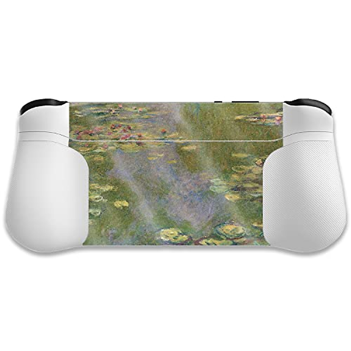 MightySkins Glossy Glitter Skin Compatible with Logitech G Cloud Gaming Handheld - Water Lilies | Protective, Durable High-Gloss Glitter Finish | Easy to Apply | Made in The USA
