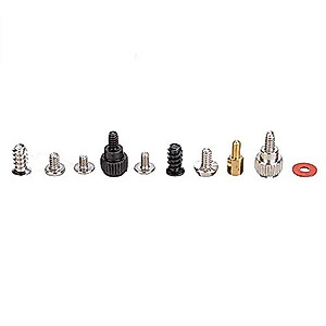 300pcs Personal for Computer Screw Standoffs Set Assortment Kit for Hard Drive for Computer Case Motherboard Fan Power with Box SCRW-227182