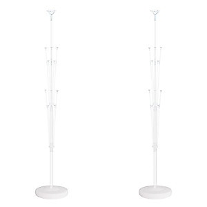 Balloon Column Stand Kit Set of 2 - Balloon Tower with Stand, Base, and Pole,Backdrop Decoration for Wedding, Baby Shower, Birthday Party, or Bachelorette Parties (No balloon)