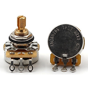 CTS TAOT CUSTOM 525K SHORT Split Shaft Audio Taper Potentiometers - 500K - Set of 4 (4X)