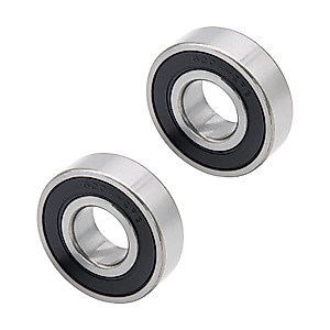 Huarntwo 6204-2RS Replacement Ball Bearing for Craftsman Poulan Husvarna 129895, 532129895 738220419: MTD Cub Cadet 741-0919, 941-0919: Toro 251-297, 251-381: Ariens 54123, 054123(2 pcs)