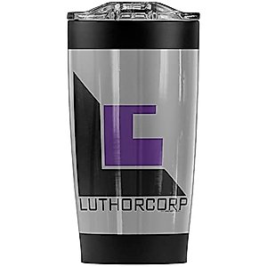 Logovision Smallville Luthorcorp Stainless Steel Tumbler 20 oz Coffee Travel Mug/Cup, Vacuum Insulated & Double Wall with Leakproof Sliding Lid | Great for Hot Drinks and Cold Beverages
