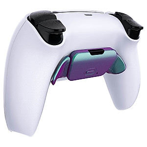 Chameleon Green Purple Replacement Redesigned K1 K2 Back Button Housing Shell for PS5 Controller eXtremerate Rise Remap Kit - Controller & Rise Remap Board NOT Included