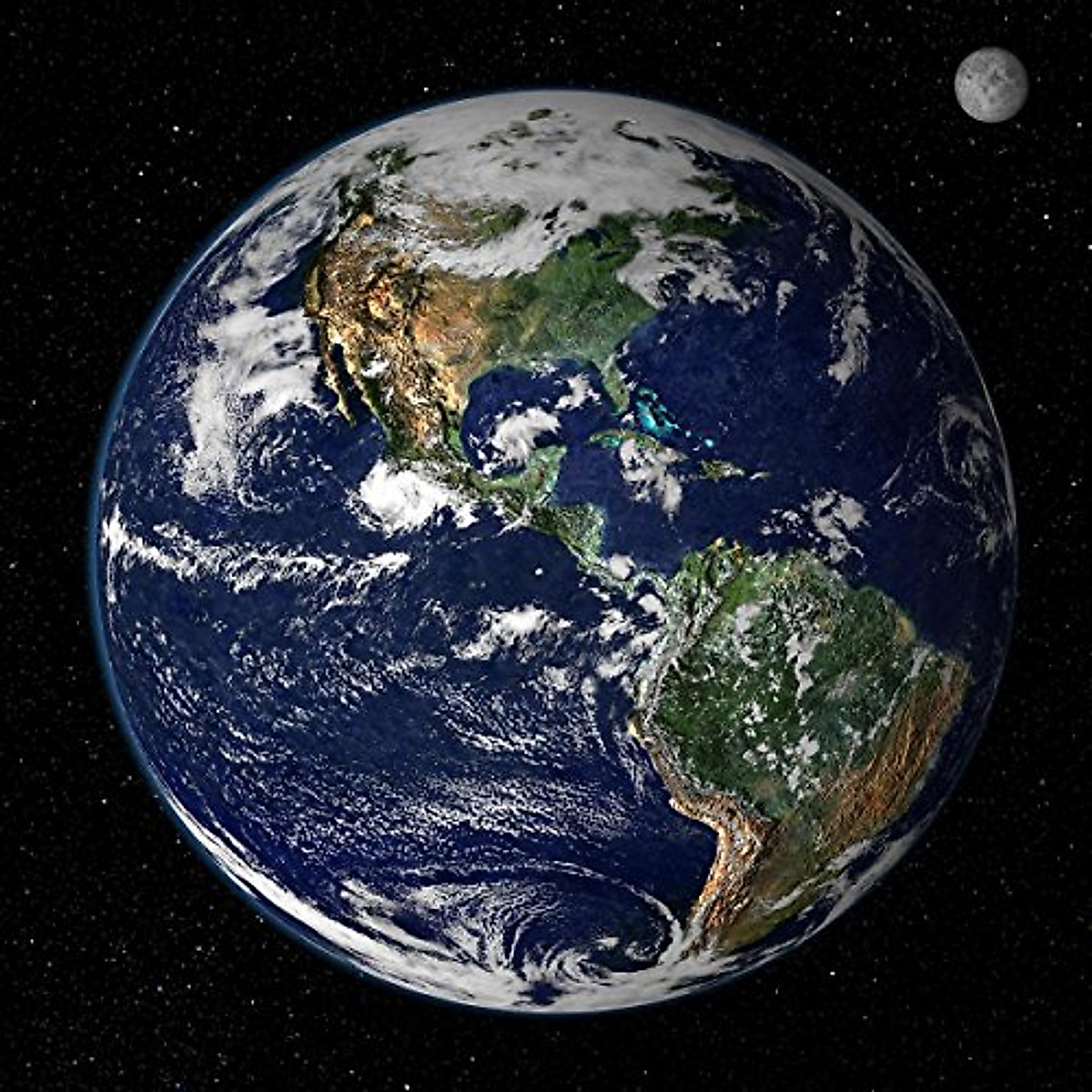 Gifts Delight Laminated 24x24 Poster: Universe - Earth from Space Photos and s Earth Blog