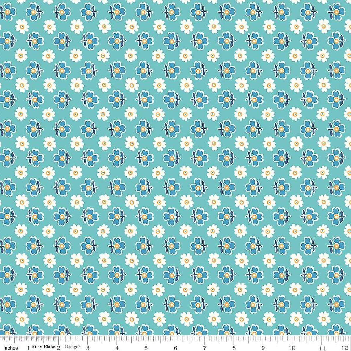 Flea Market Fat Eighth Bundle (39 Pieces) by Lori Holt for Riley Blake 9 x 21 inches (22.86 cm x 53.34 cm) Fabric cuts DIY Quilt Fabric
