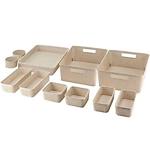 Generic mesa storage basket set