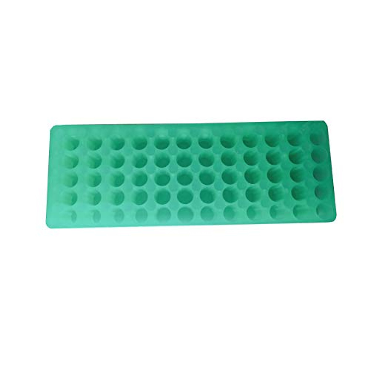 Tube Rack Double Panel 60 Positions Polypropylene for 0.5ml-2ml Microcentrifuge Tubes, Pack of 5(Blue, Orange,White, Purple, Green)
