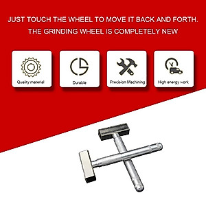 XENITE Grinding and Polishing Head Grinding Wheel Dresser with Flat Diamond Coated Surface for Truing Grinding & Deburring Wheels Abrasive Dressing Tools Polishing