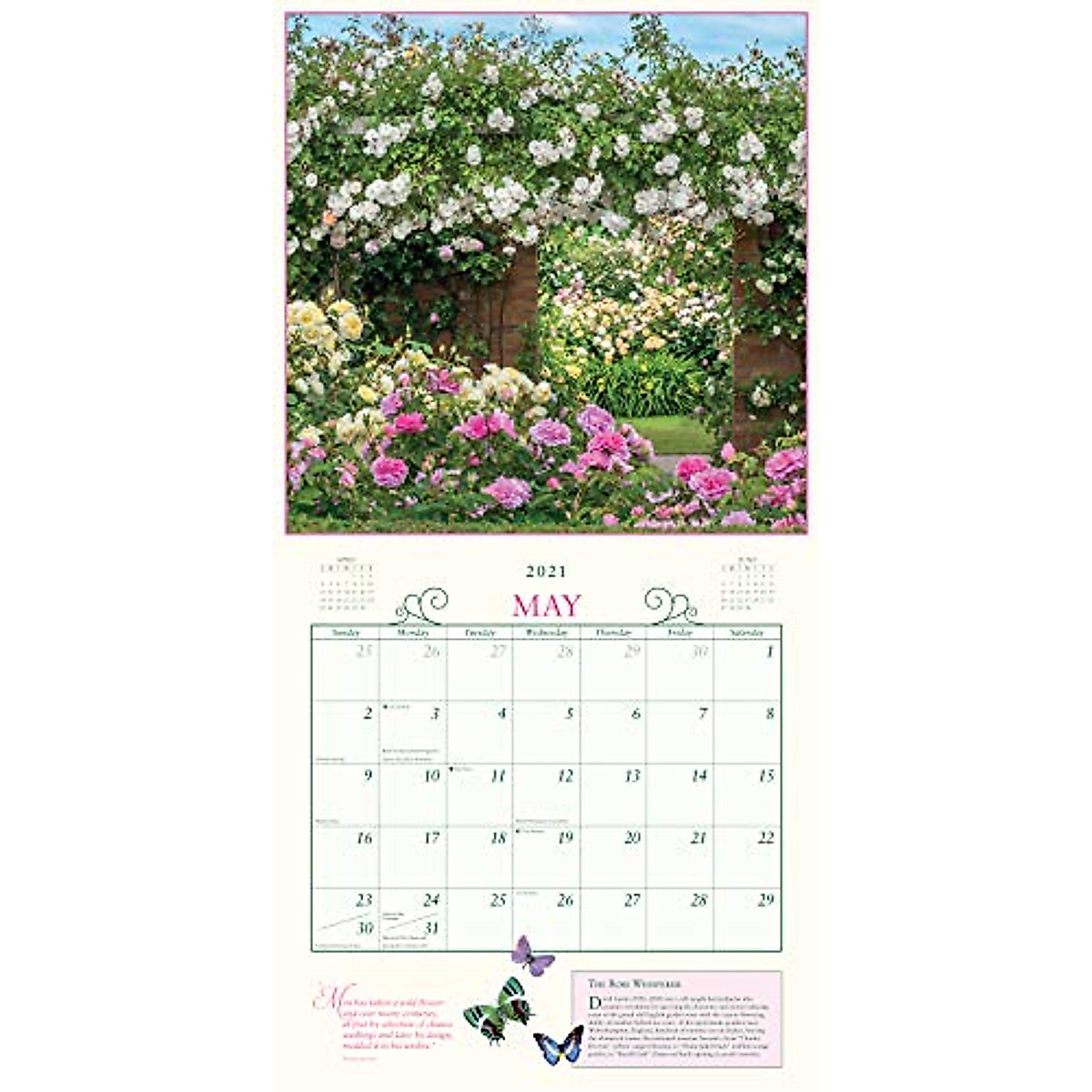 Secret Garden Wall Calendar 2021