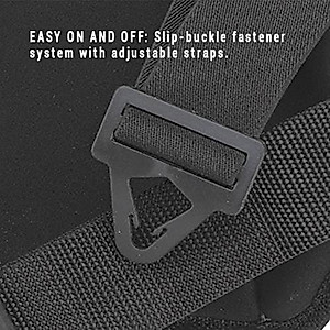 Custom Leathercraft DEWALT DG5224 Heavy-duty Flooring Kneepads Black