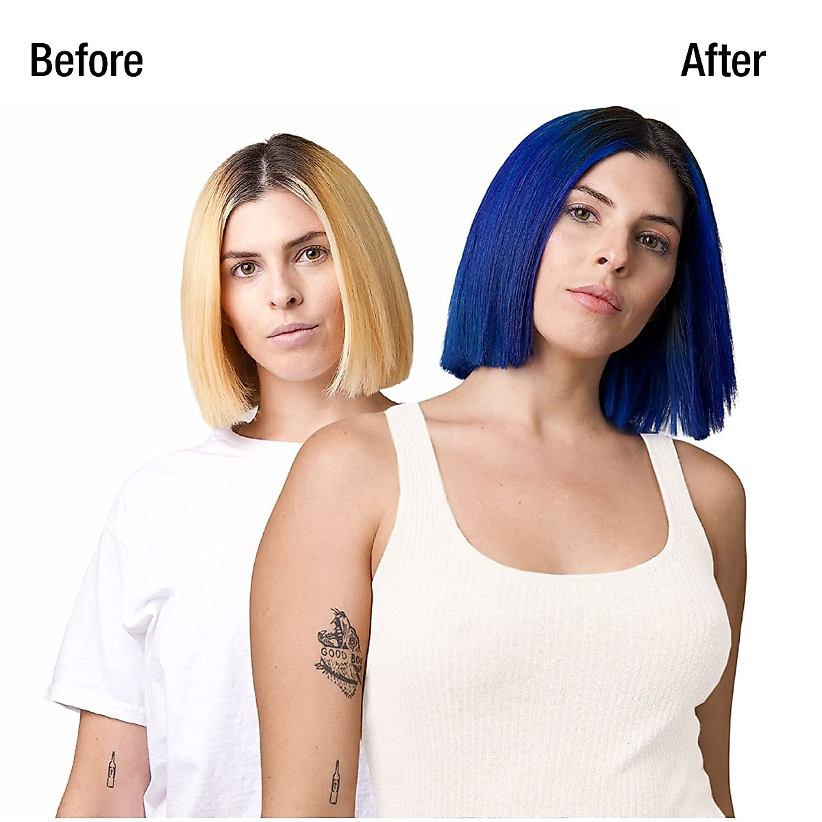 NO FADE FRESH Blue Color Depositing Shampoo - Semi Permanent Hair Color with BondHeal Bond Rebuilder - Blue Hair Dye 6.4 oz