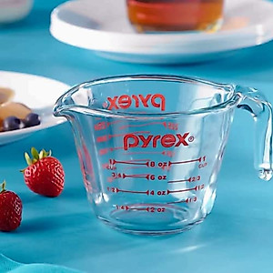 Pyrex Prepware 1-Cup and 2-Cup Glass Measuring Cup Set, with Supreme Box Safe Package…