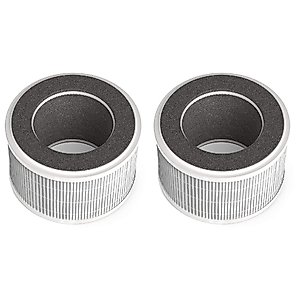 Nispira True HEPA Air Filter Replacement Compatible with hOmeLabs 3-in-1 Compact Ionic HEPA Air Purifier, 2 Packs (NOT COMPATIBLE WITH OTHER BRAND BUT ONLY HOMELABS COMPACT AIR PURIFIER)