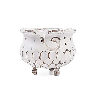 Knitting and Crochet,Knitting Bowl in Wood White 6x5 inch,Yarn for Knitting,Crochet Accessories,Crochet Bowl for Yarn,Yarn Bowl,Knitting Yarn,Yarn Storage,Yarn Bowl for Knitting