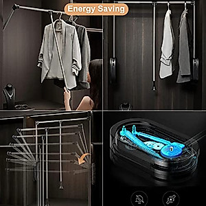 usego Pull Down Closet Rod Chrome Heavy Duty Adjustable 35-46.7 Closet Pull Down Rods Hanger for Hanging Clothes Wardrobe Lift Rail Organizer Storage System Side Mounted Expanding Tubing