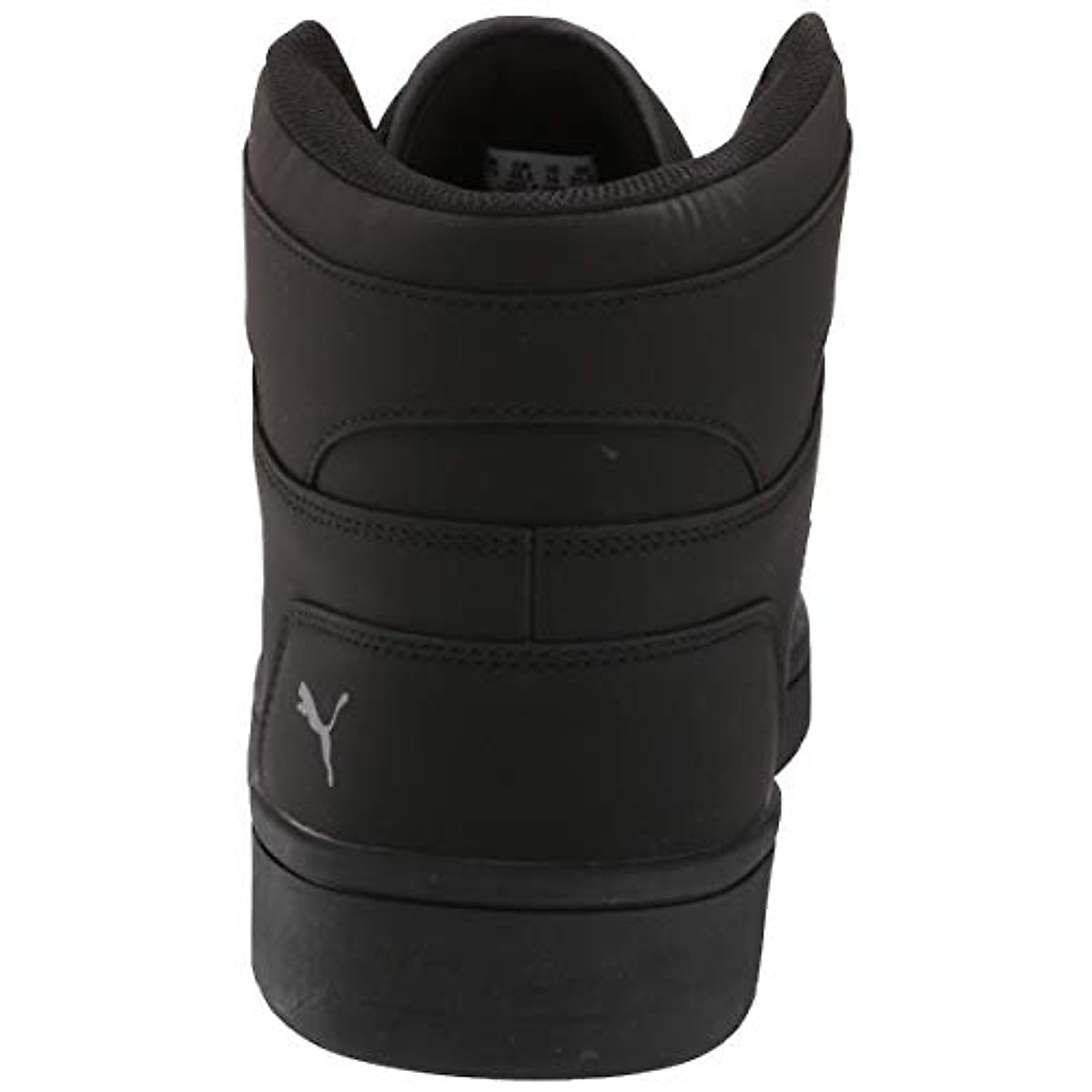 PUMA Mens Rebound Layup Sneaker, NUBUCK PUMA Mens Black-PUMA Mens Black-CASTLEROCK, 9.5