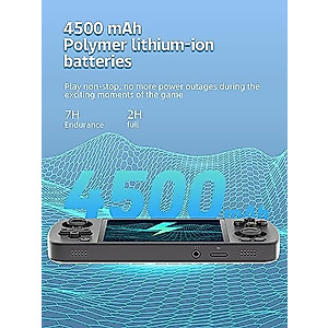 RG405M Retro Handheld Game Console , Aluminum Alloy CNC Android 12 System Support Google Play 4.0 Inch IPS Touch Screen with 128G TF Card 3172 Games (RG405M Black)