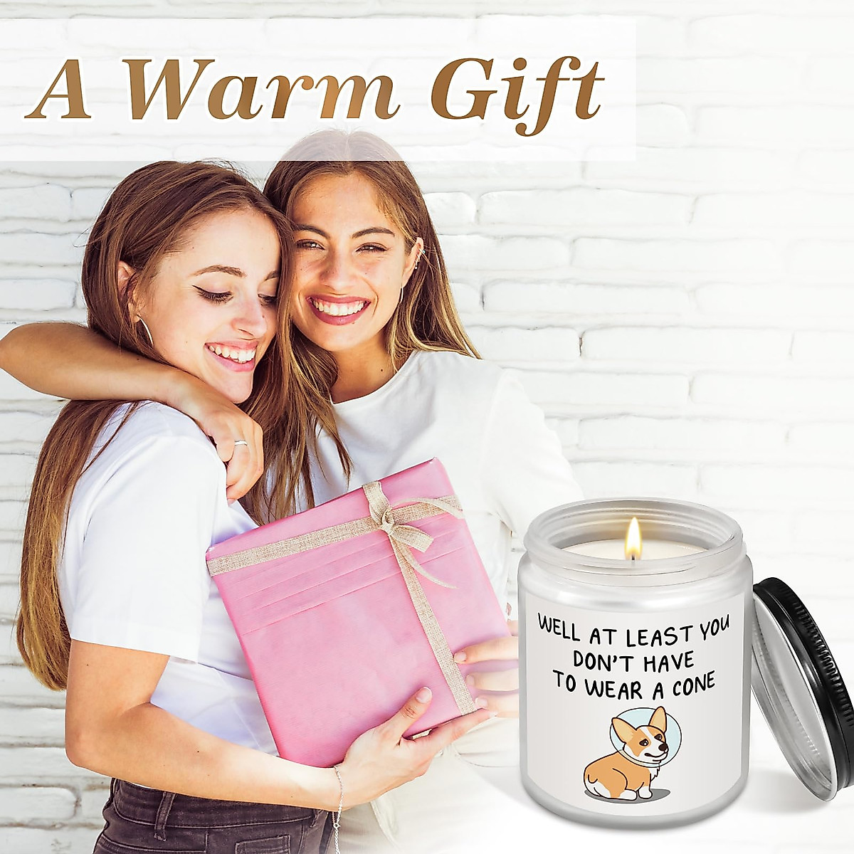 Get Well Soon Gifts for Women, Funny Get Well Gifts for Women After Surgery - Lavender Scented Candle, Feel Better Thinking of You Cheer up Gifts for Family Friend Coworker Men