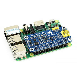 XYGStudy Sense HAT (B) I2C Interface Onboard Multi Powerful Sensors Including Gyroscope Accelerometer Magnetometer Barometer Temperature and Humidity Sensor for Raspberry Pi Series Boards