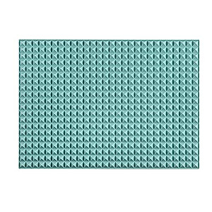 Colinda Silicone Dish and Cup Drying Mat - Extra Large Trivet for Hot Dishes, Large Size Hot Pots and Pads Coming Directly Out from the Stove or Oven,Drain Board,16" x 11.5",turquoise