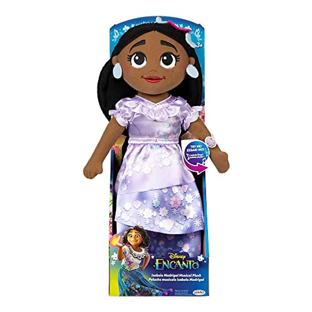 Disney Encanto Isabela Madrigal Doll Musical Singing Plush - 14 Inches Tall