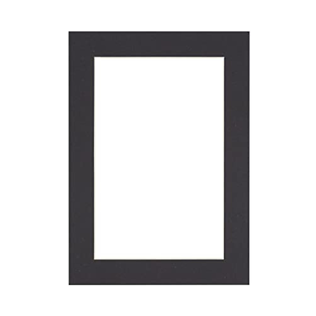 Crescent Colored Mat Board, 20 x 32 Inches, Smooth Black 921A, Pack of 10 - 405225