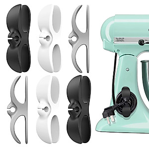 Wire Cord Organizer for Appliances, Yoelike Cord Wrap Holder Stick On Cooker Accessories for Mixer, Blender, Toaster, Coffee Maker, Pressure Cooker and Air Fryer Storage (6Pack)