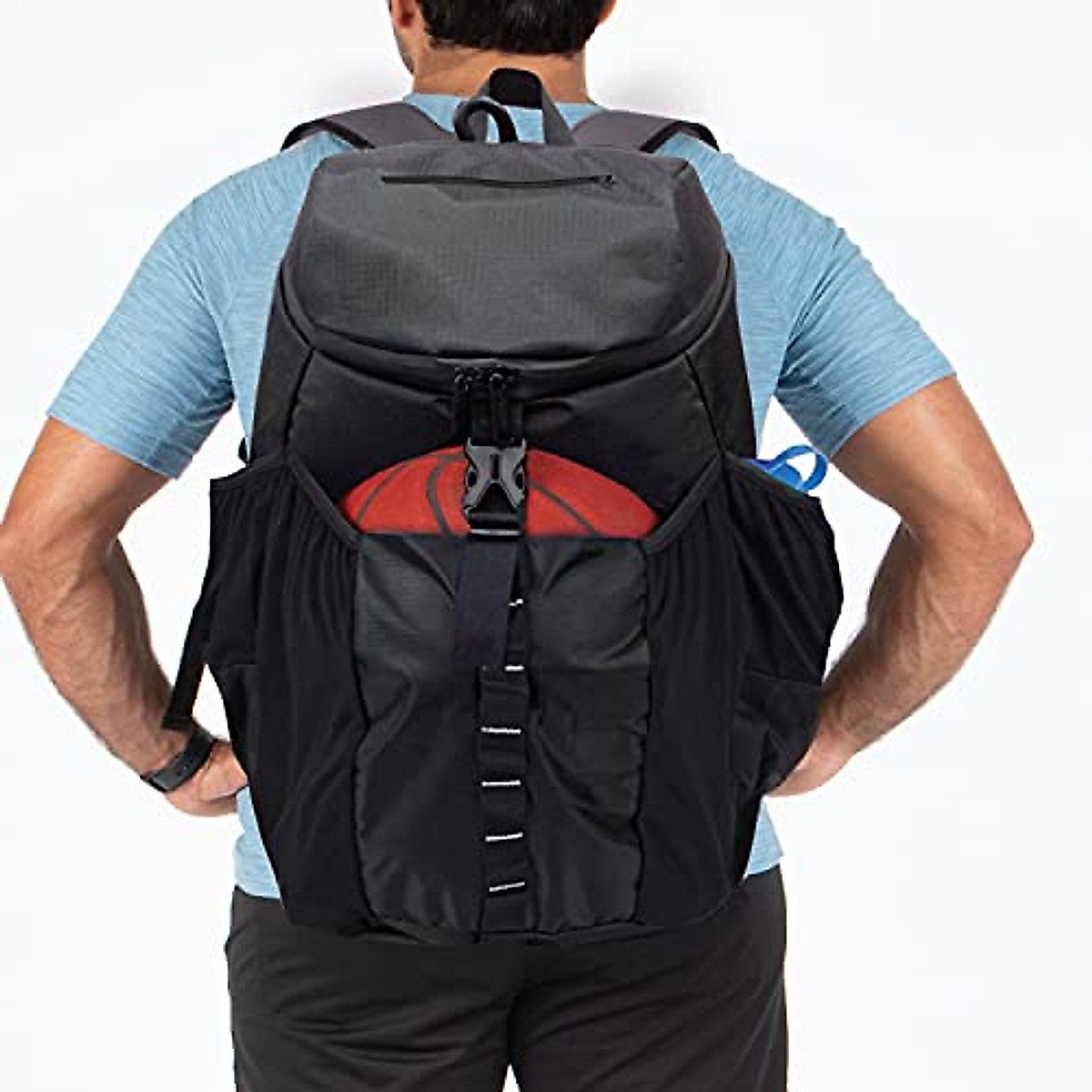 Athletico Basketball Bag - Large Basketball Backpack for Men & Women - Volleyball & Soccer (Black)