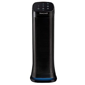 Honeywell HFD320 Air Genius 5 Air Purifier with Permanent Washable Filter Large Rooms (250 sq. ft.) Black