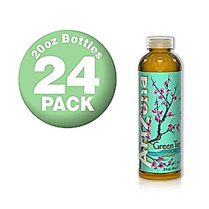 AriZona Green Tea with Ginseng and Honey, 20 Fl Oz (Pack of 24)