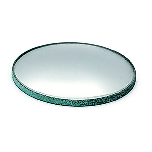 Round Convex Glass Mirror - 2" (50mm) Diameter - 50mm Focal Length - 2.8mm Thick Approx. - Eisco Labs