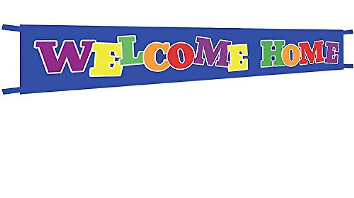 Large Welcome Home Banner - Perfect for Reunions & Celebrations