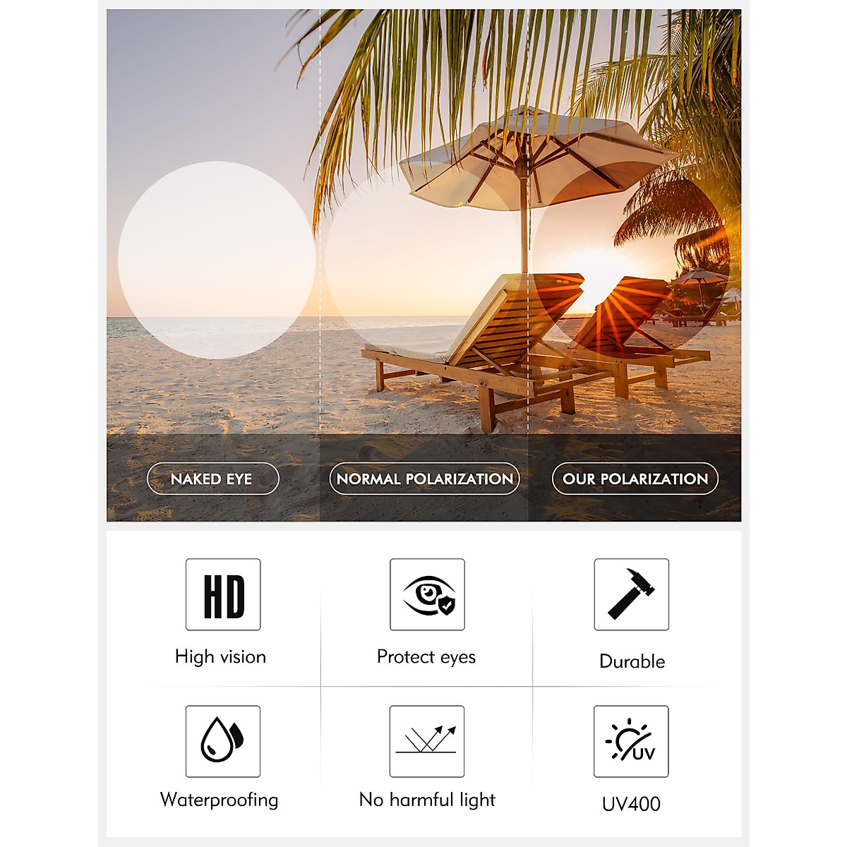 LUENX Aviator Sunglasses for Men Women Polarized-Stylish Shades Non Mirror UV400 Protection Driving Outdoor Activities 59 MM(All Black)