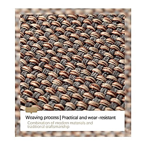 Hiroshi Kitchen Rugs and Mats Non Skid Natural Rubber Twill Washable Waterproof Comfort Standing Mat Runner for Kitchen, Floor, Office, Sink, Laundry(Beige, 17.7*29.5+17.7*47.2)
