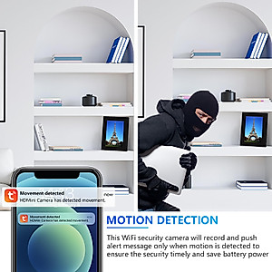 VANCHEER Hidden Camera Photo Frame WiFi Spy Cameras 1080P HD for Home Security Wireless Small Nanny Cam with Motion Detection, Remote View for Indoor Surveillance No Audio Function