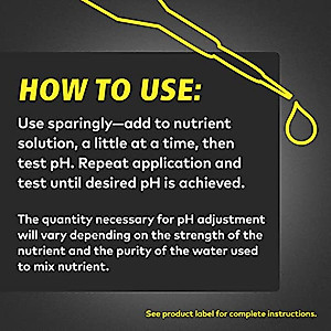General Hydroponics pH Down Liquid Premium Buffering For pH Stability, Quart