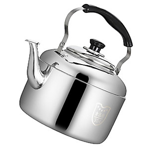 FELTECHELECTR 304 Stainless Steel Kettle Stoveto Water Kettle Loud Sound Tea Kettle Whistling Teapot Stainless Steel Teakettle Teapot Whistling Tea Pot Gooseneck Pot Household Products Cordless