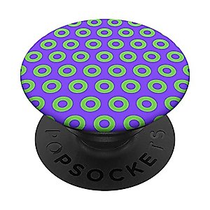 Phish Donut Pattern | Purple and Green PopSockets Swappable PopGrip