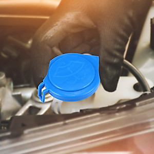 ACROPIX Windshield Washer Fluid Reservoir Bottle Cap Fit for Ford Focus - Pack of 1 Blue