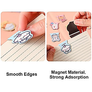 24PCS Magnetic Bookmarks for Kids, Cute Magnet Book Markers, Animals Book Mark, Bookmarks for Women, Page Clips Bookmark for Students Girls School Home Office Supplies