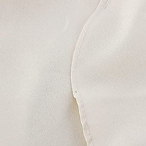 IUIBMI 10Ft Patio Umbrella Replacement Canopy 6 Ribs, Outdoor Umbrella Canopy with 6 Ribs Table Market Yard Umbrella Replacement Top Cover for Backyard Garden Beach (Canopy Only) Beige