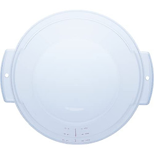 Carlisle FoodService Products CFS StorPlus Plastic Round Food Storage Container, 6 Quart, Clear, (Pack of 12)