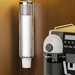 Hxyxbnhno Convenient Cup Holder Rack Practical Cup Dispenser Wall Mounted Paper Cup Holder Cup Stand Rack